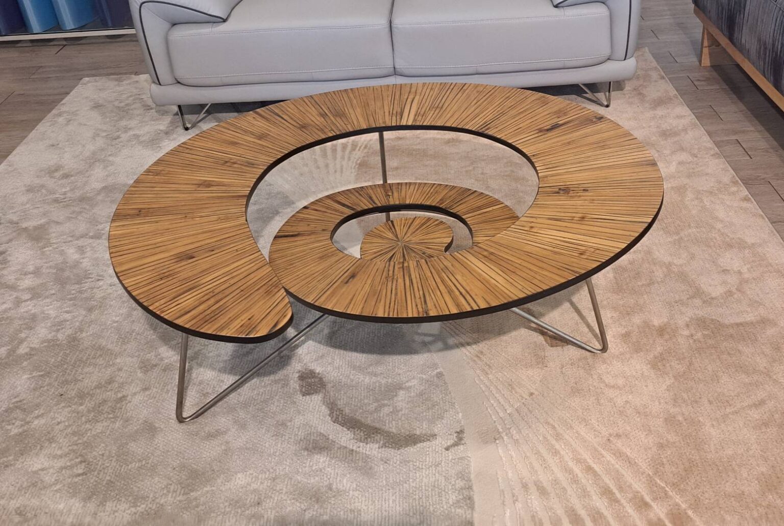 Sunburst Spiral Coffee table